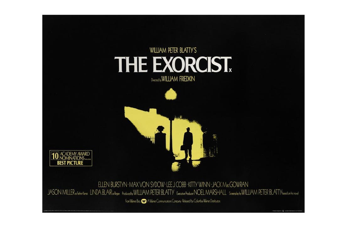BUY 2 GET 1 FREE the Exorcist Movie Poster Film Plakat Print Wallpaper ...