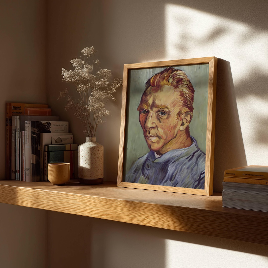 Vincent Van Gogh - Self-portrait Without Beard (1889) - Art Print - Van ...