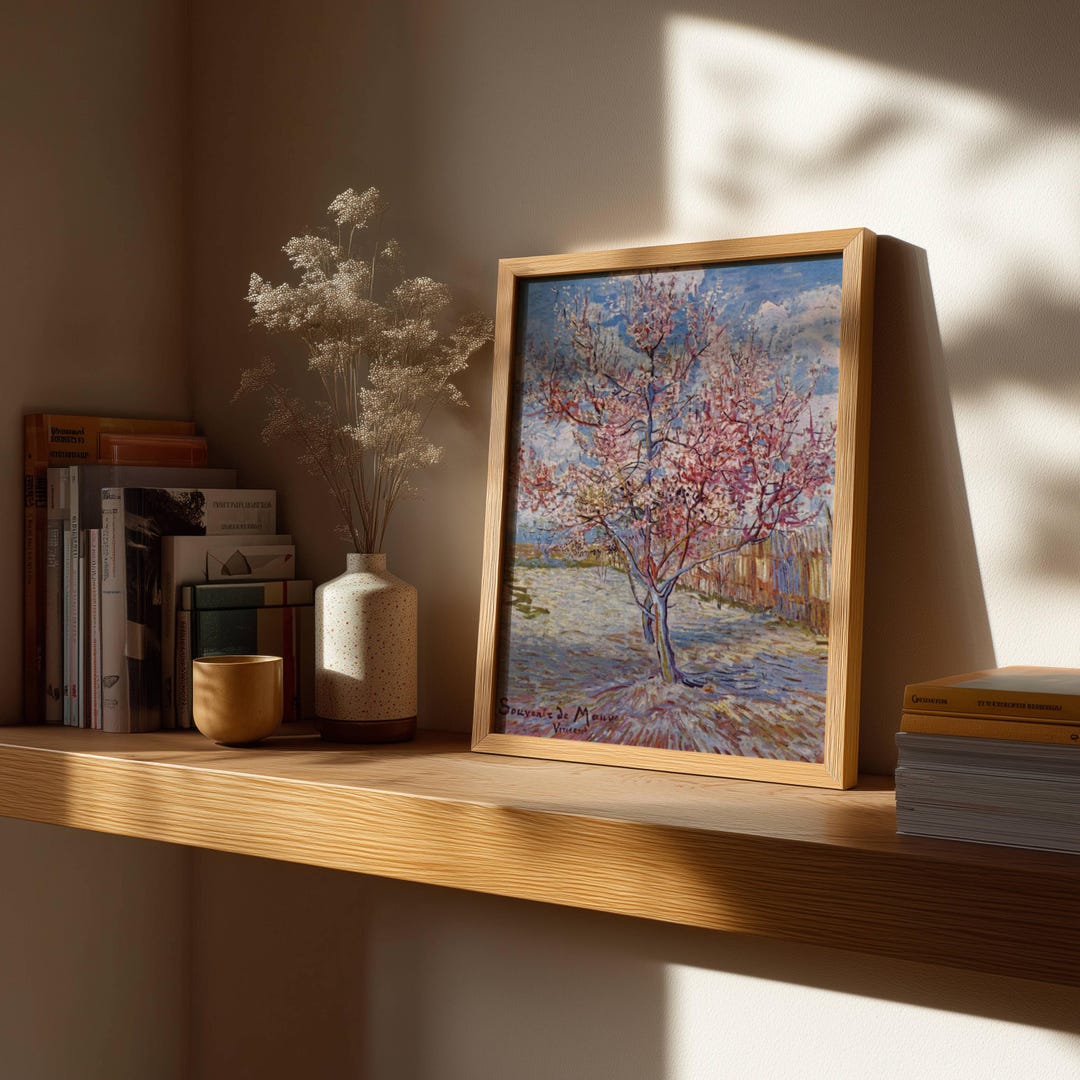 Vincent Van Gogh - Pink Peach Trees (souvenir De Mauve) (1888) - Art ...
