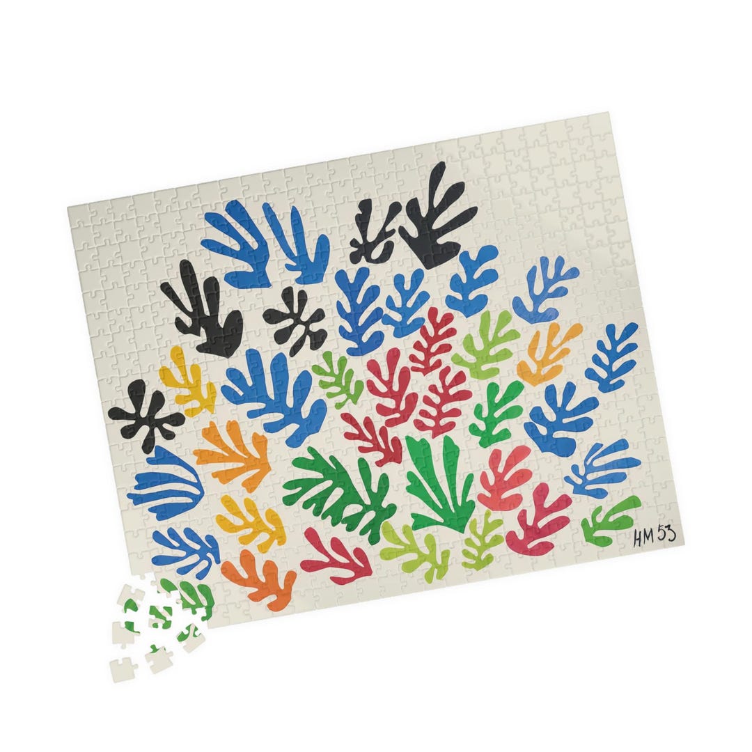 The Sheaf (la Gerbe) by Henri Matisse, 500 Piece Wooden Jigsaw Puzzle ...