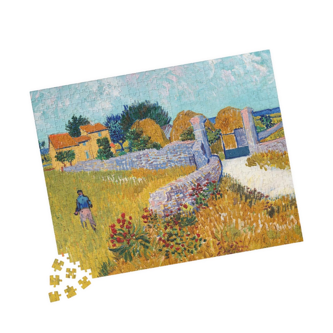 Farmhouse in Provence by Vincent Van Gogh - 500 Piece Jigsaw Puzzle for ...
