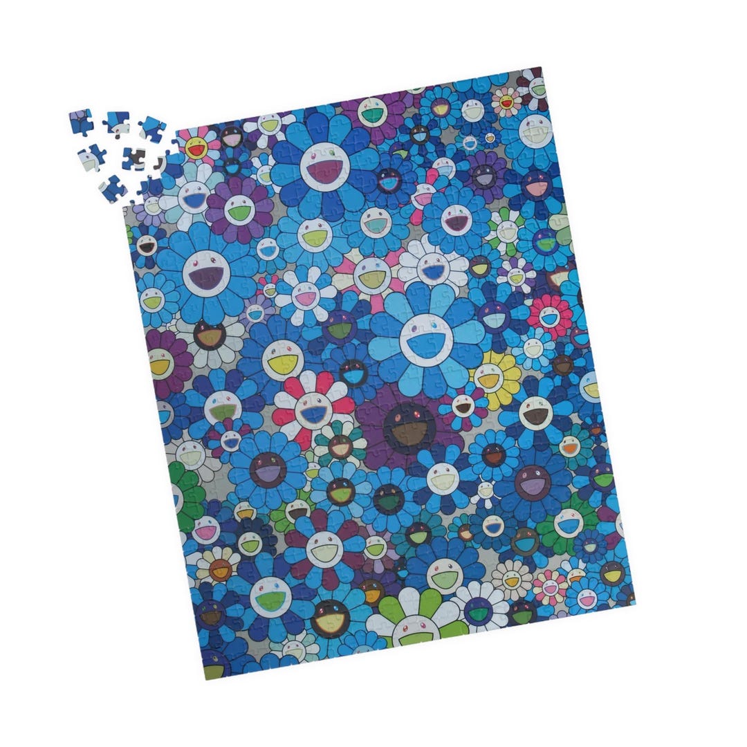 An Homage to IKB 1957 by Takashi Murakami, 500 Piece Wooden Jigsaw ...