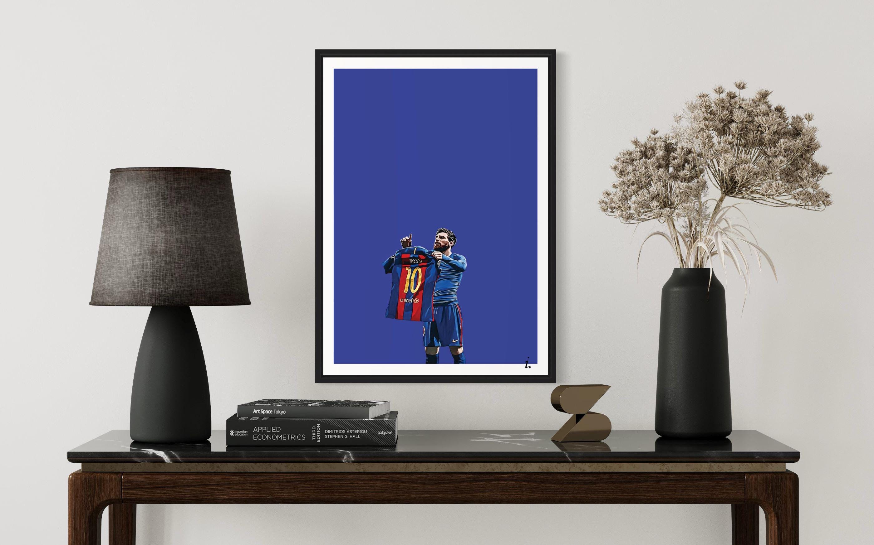 Lionel Messi 500th Barcelona Goal Celebration Digital Print Iconic ...