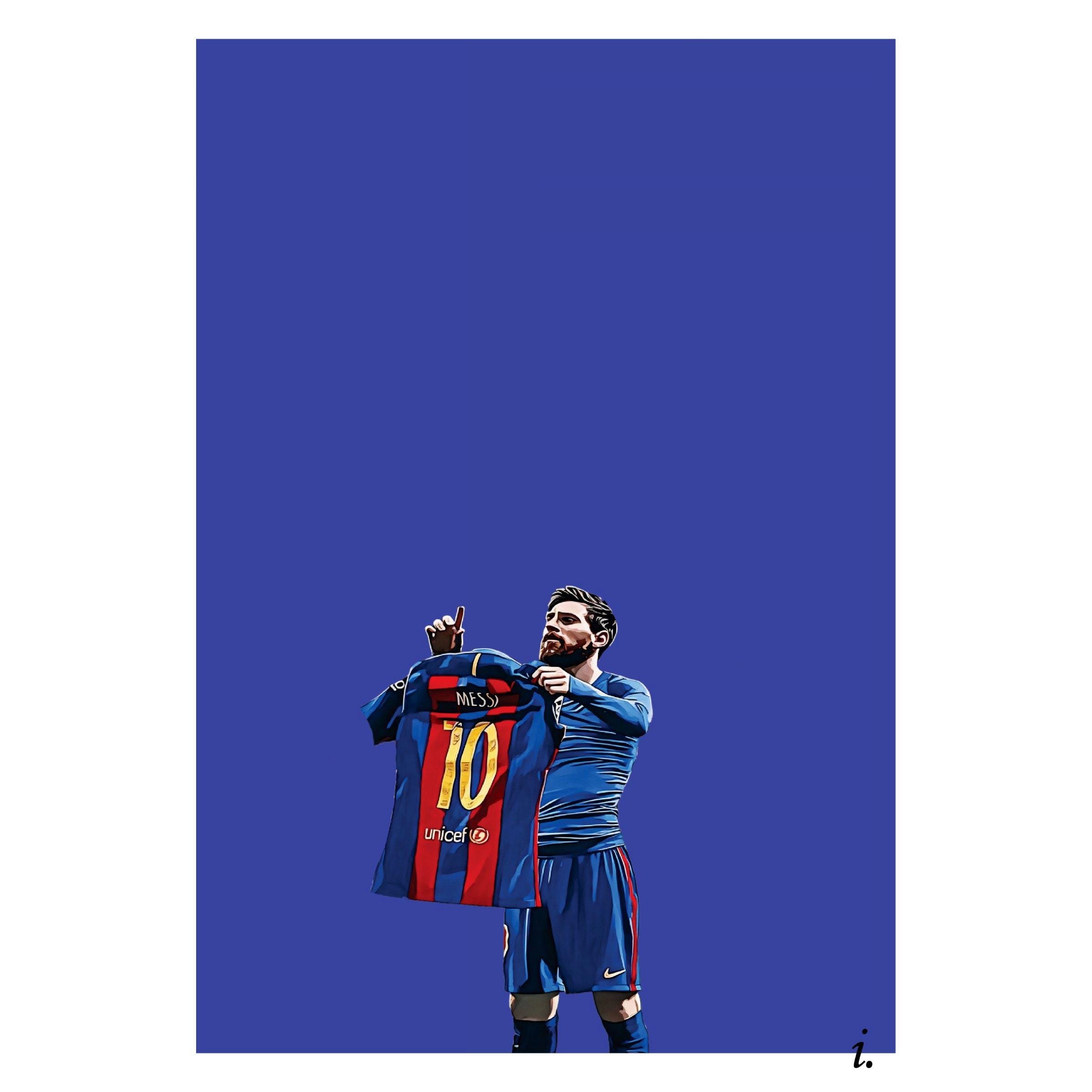 Lionel Messi 500th Barcelona Goal Celebration Digital Print - Iconic ...
