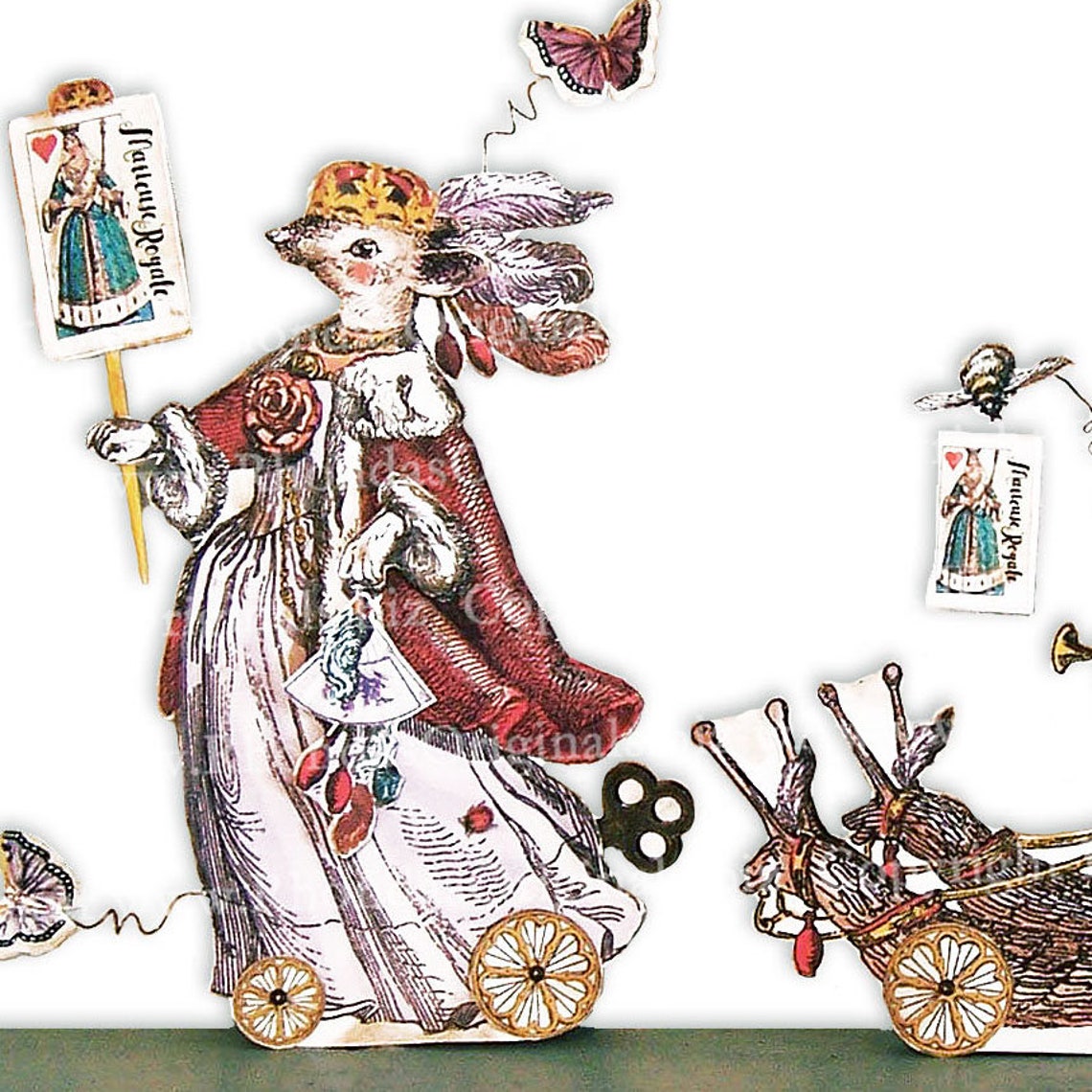 Digital Princess Paper Doll Party Decoration Centerpieces for | Etsy