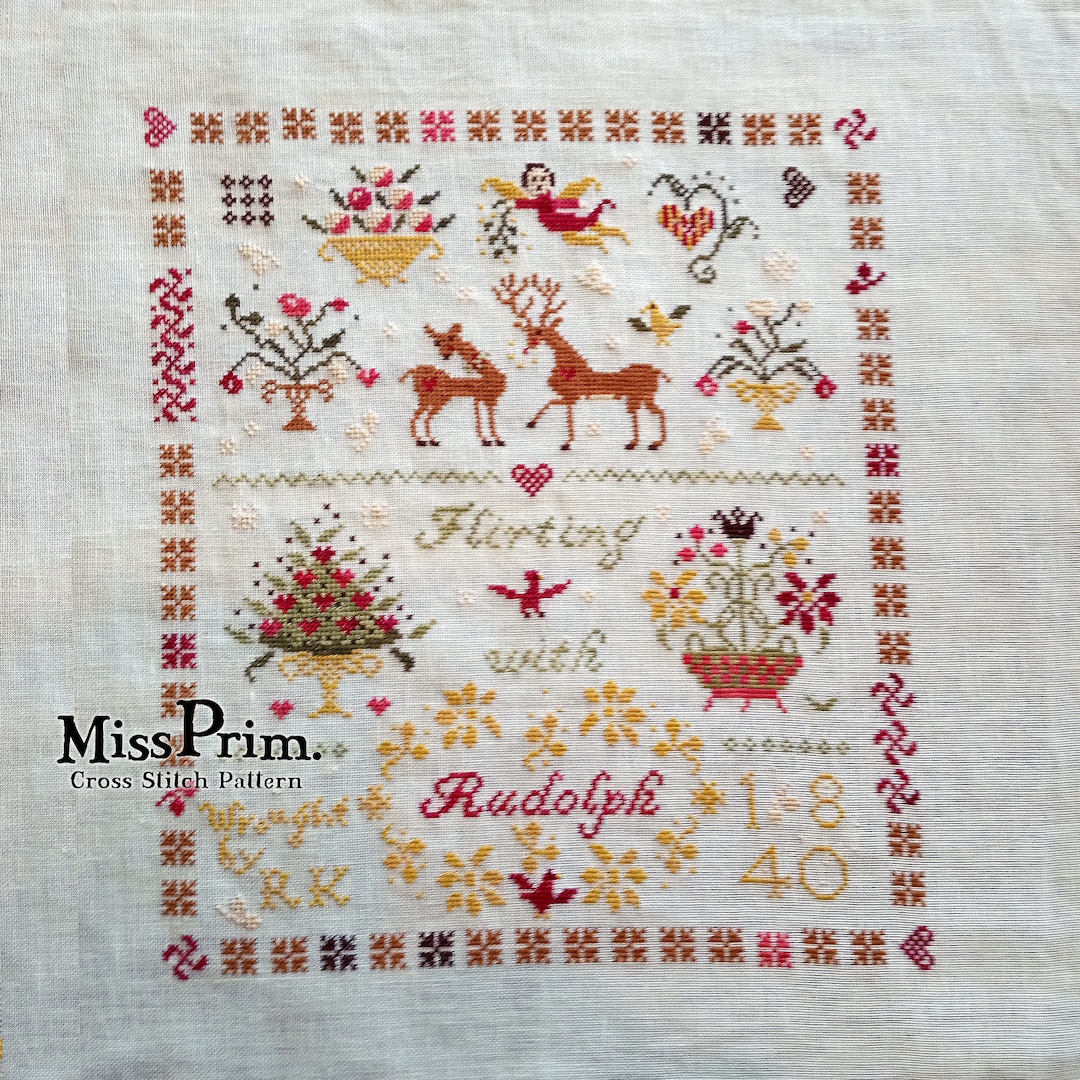 Christmas Cross Stitch Sampler Pattern Beginner X Stitch - Etsy