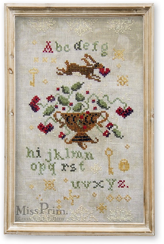 Rabbit Cross Stitch Easy X-stitch PDF Chart Spring - Etsy