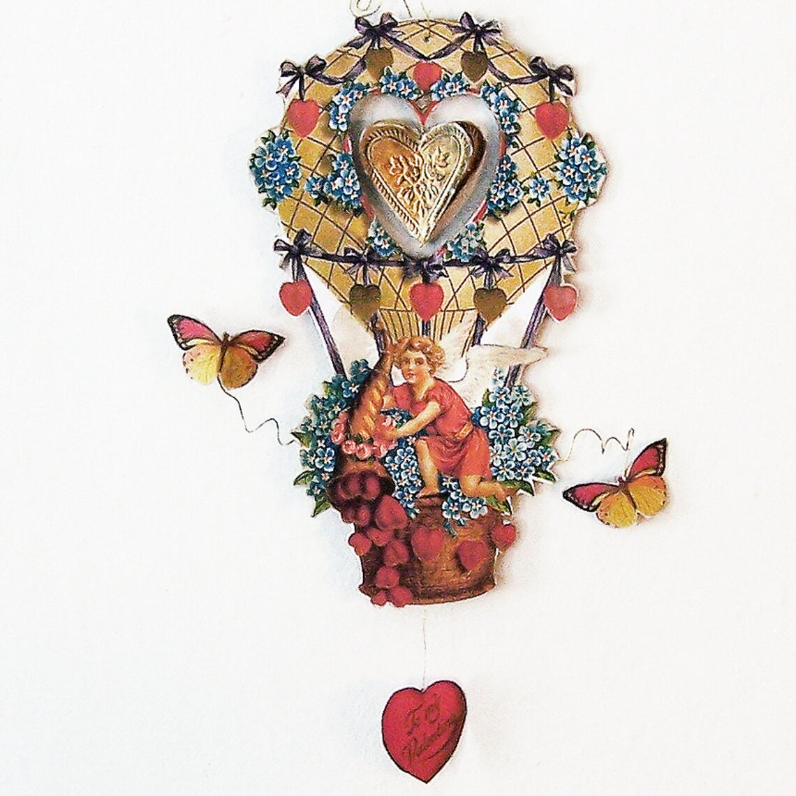 Easy Valentine Hot Air Balloon Digital Hanging Valentine - Etsy