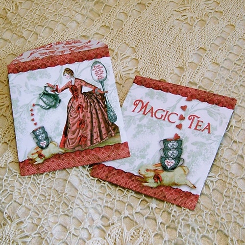 Digital Printable Tea Bag Wrapper - Etsy