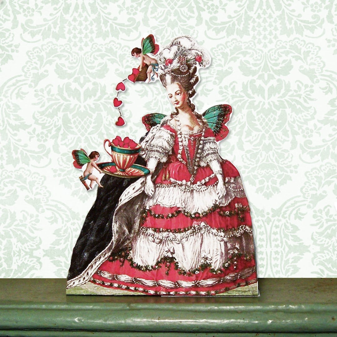 3D Marie Antoinette Doll - Fairy Clip Art - Digital Valentines ...