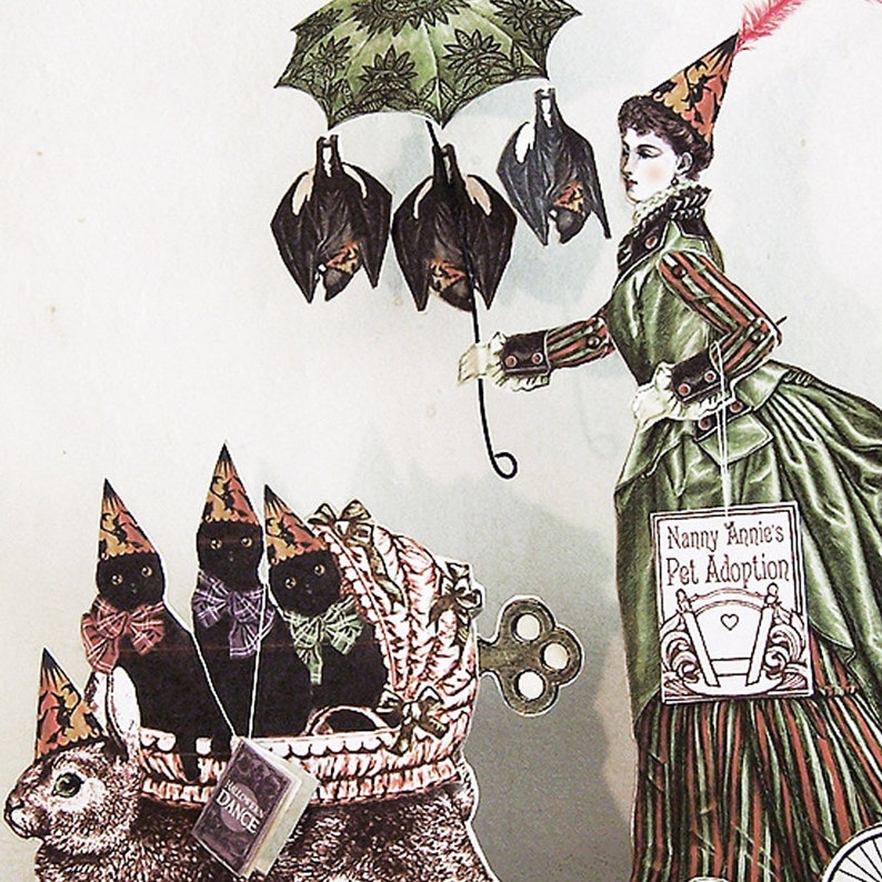 Paper Dolls Printable Paper Puppets Nanny Gift Victorian - Etsy