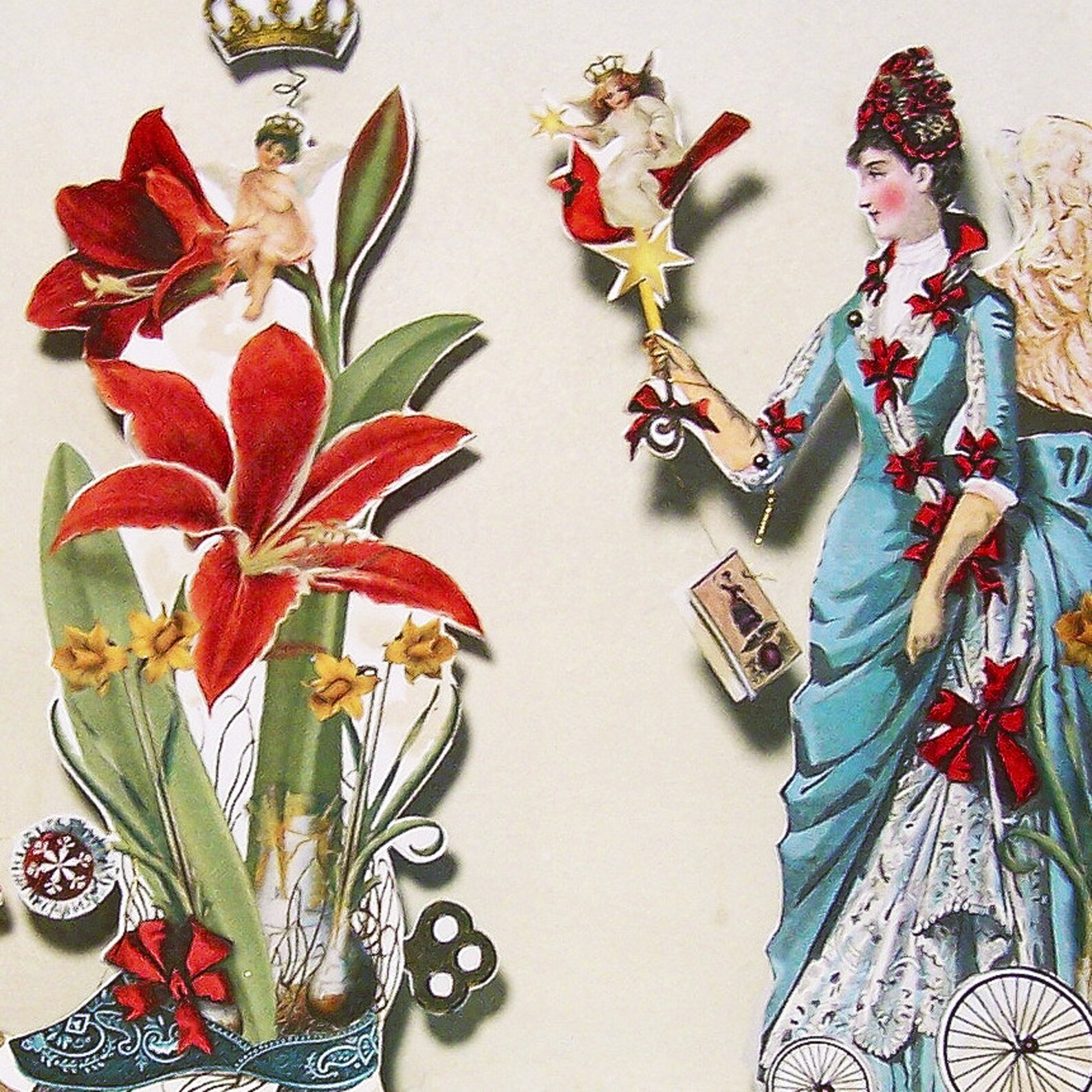 Victorian Angel Papercrafts - Articulated Paper Doll - Cherub and ...