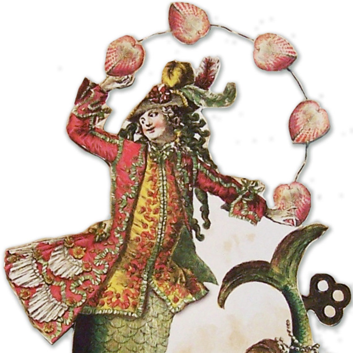 Beach Themed Decor Merman Ocean Clipart Printable Mermaid | Etsy