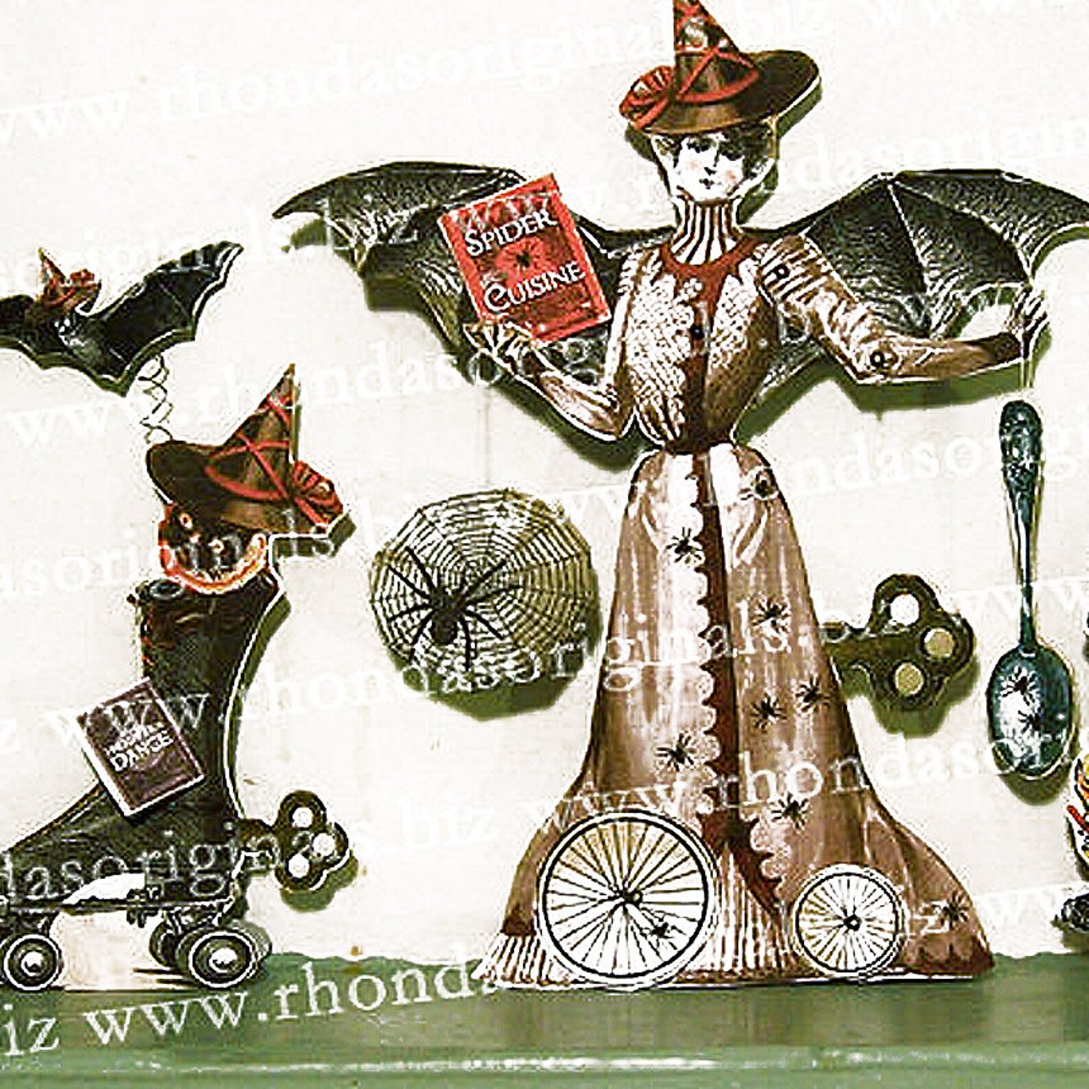 Halloween Paper Puppets Paper Dolls Printable Witch - Etsy