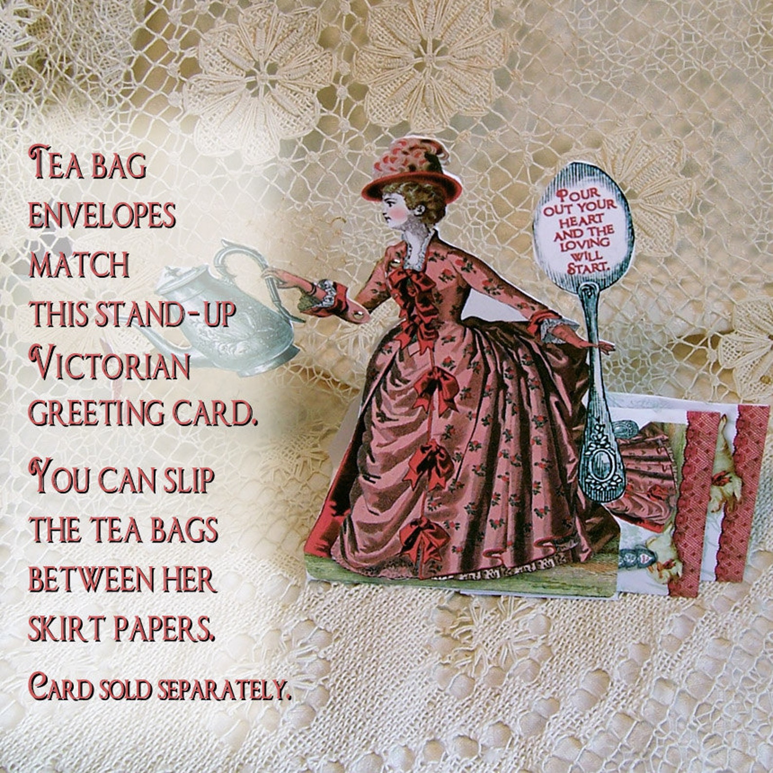 Printable Tea Bag Envelopes or Candy Container INSTANT - Etsy