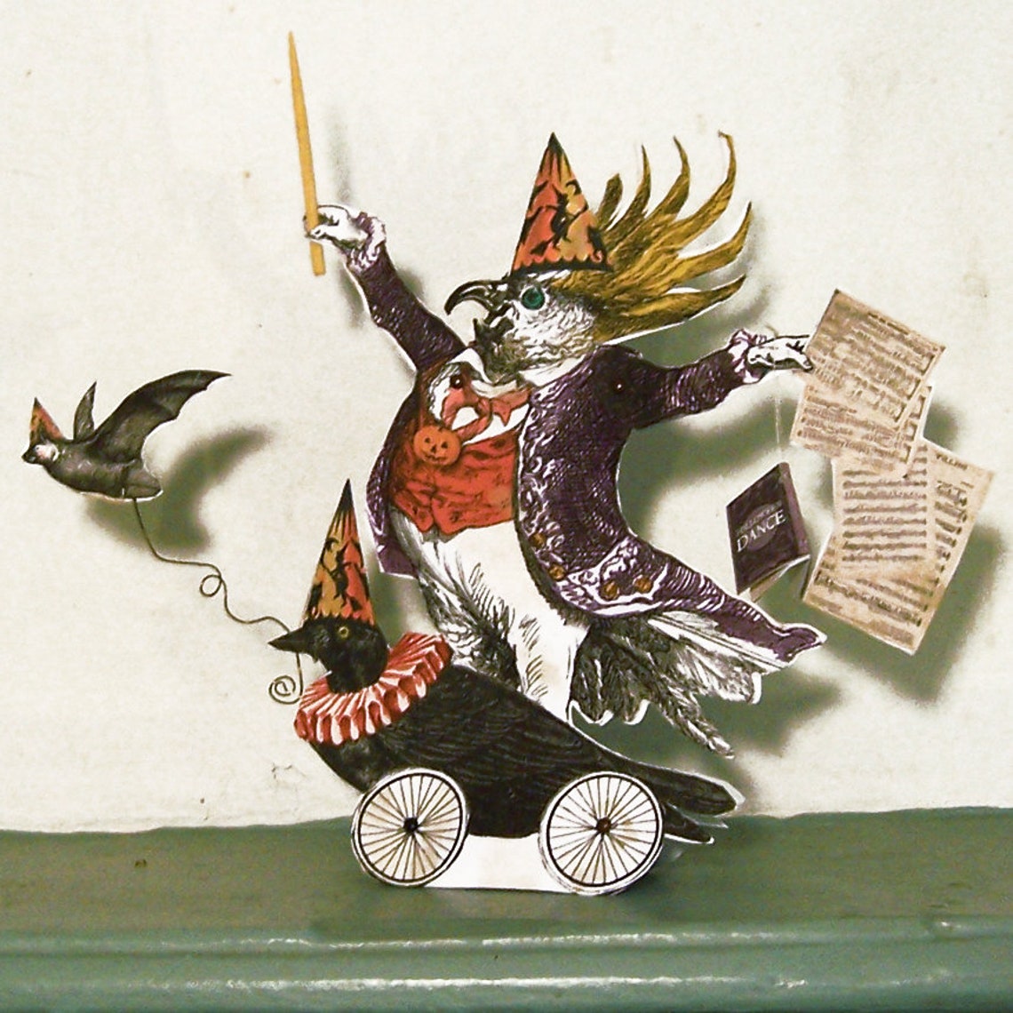 Halloween Raven Printable Paper Dolls Articulated Paper Doll - Etsy