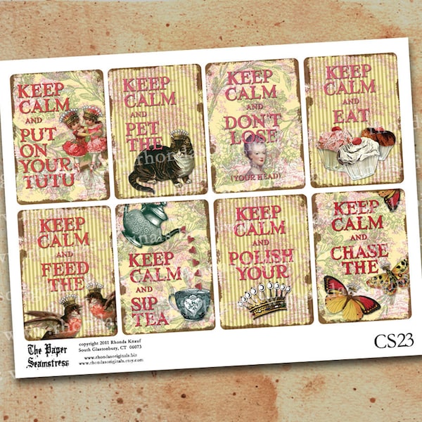 Keep Calm Quote - Etsy