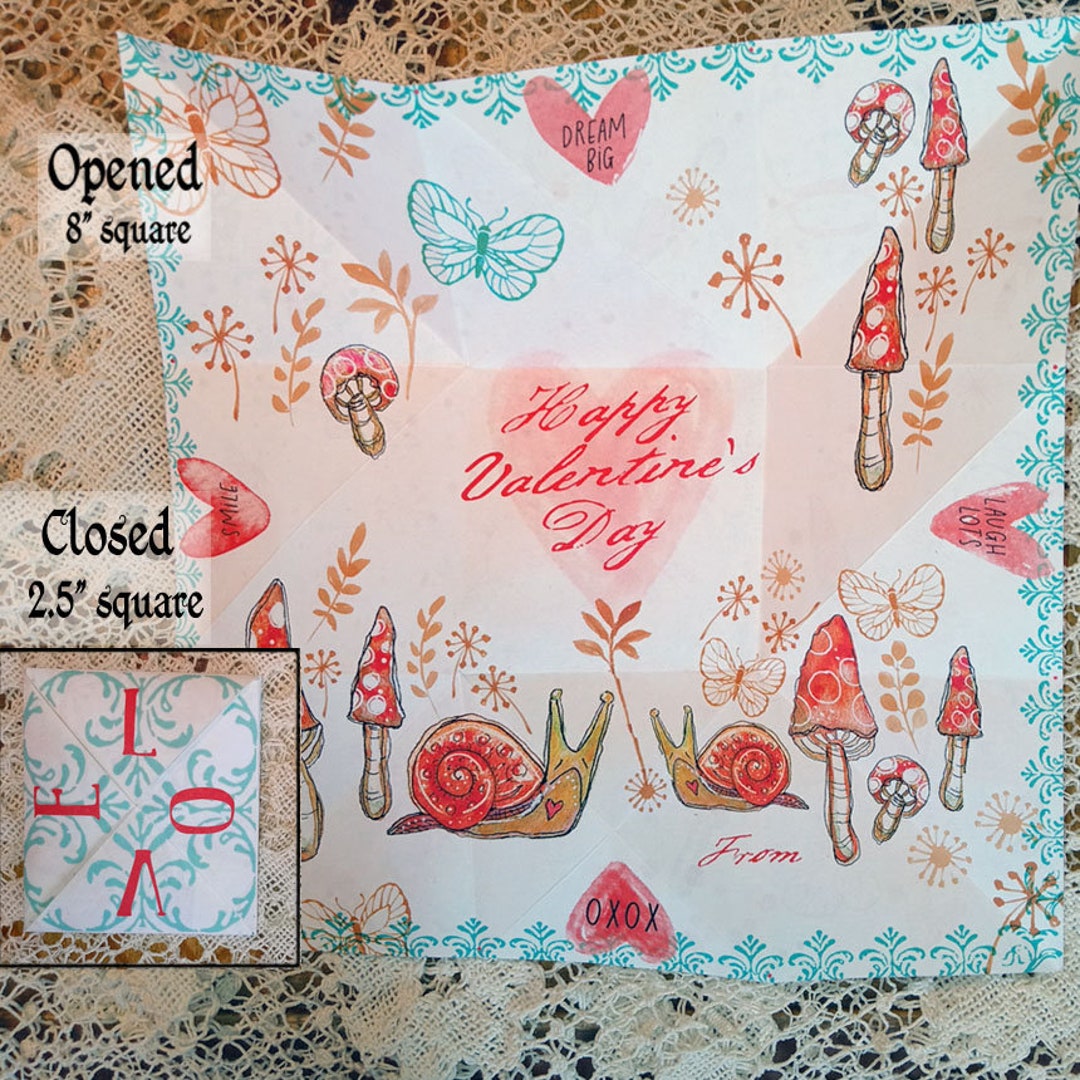 Kids Valentines - Classroom Valentines - Snail Printable Valentine for ...