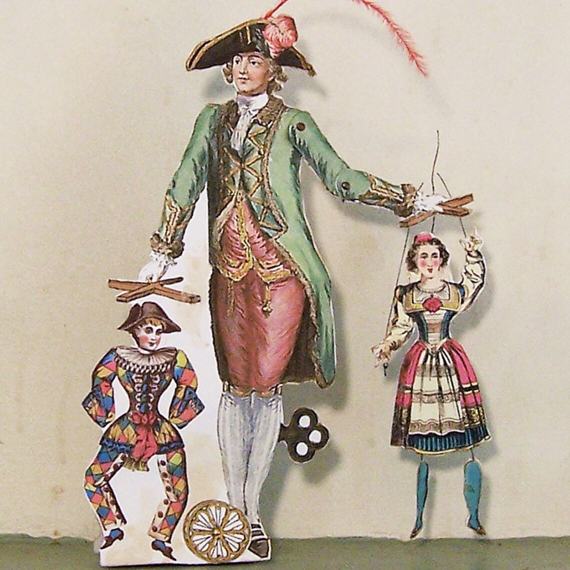 Paper Puppets - Stand up Paper Dolls Printable - Paper Crafting Digital ...