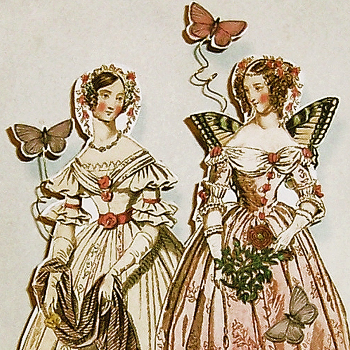 Digital Mother's Day Card & Paper Doll Decoration in One - Etsy