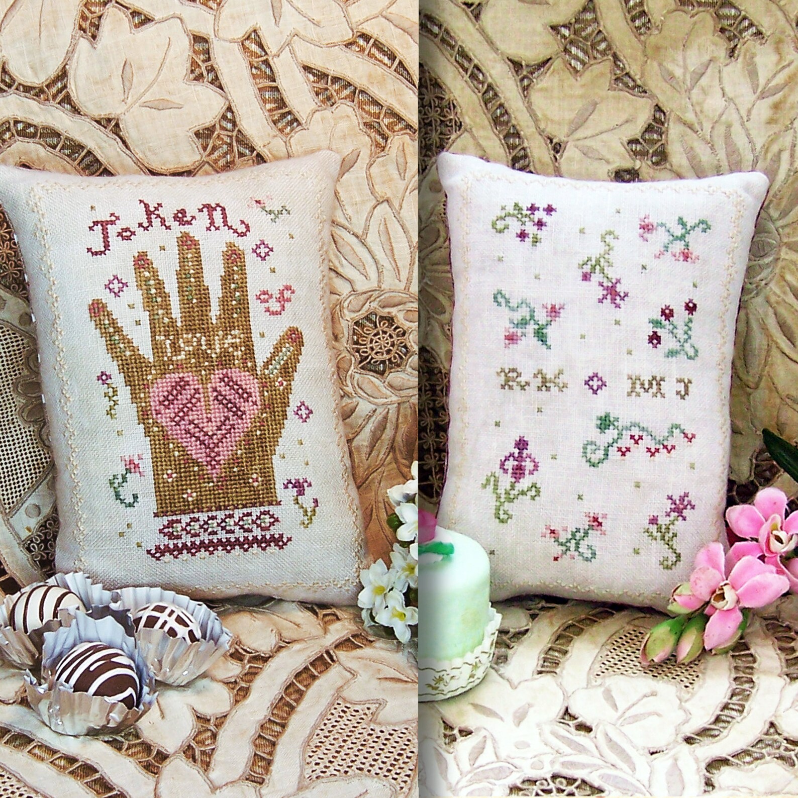 Love Cross Stitch Patterns Set of 2 Friendhip Wedding - Etsy