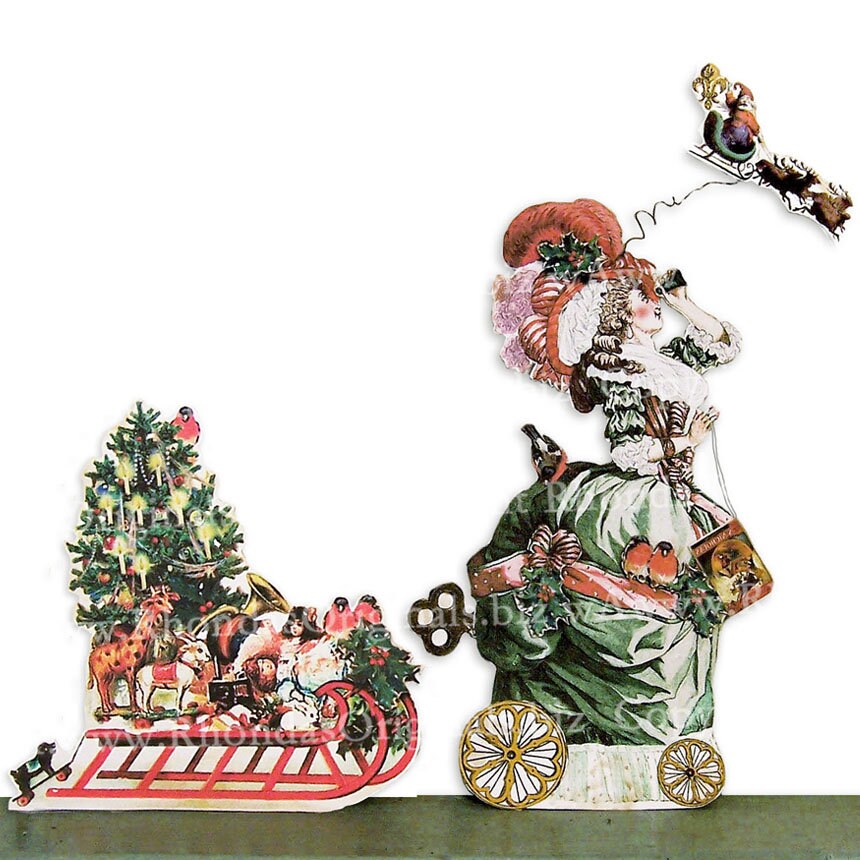 Digital Christmas Paper Doll Decorations or 3D Christmas | Etsy