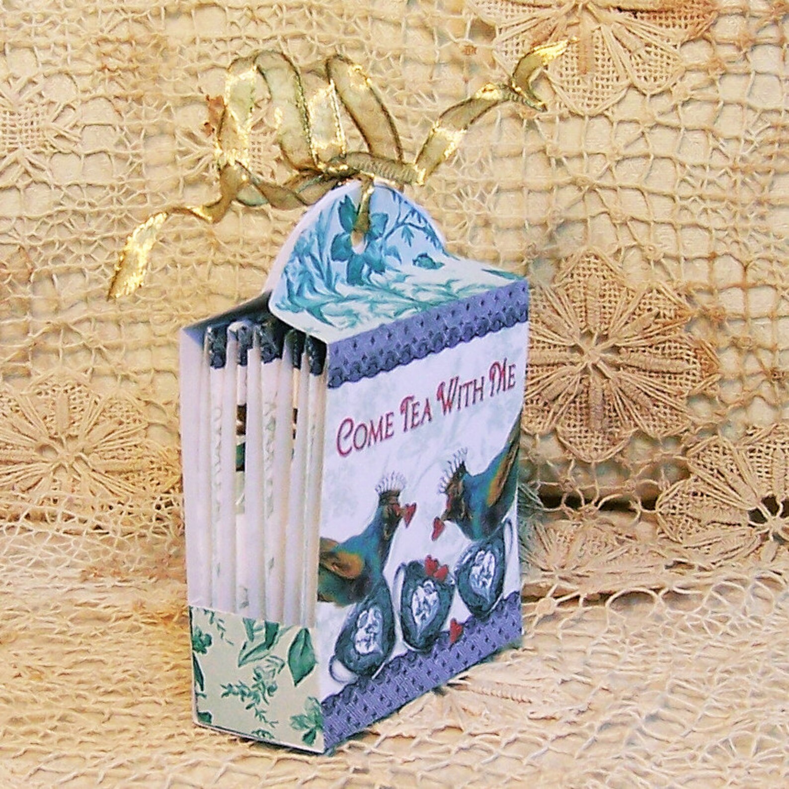 Tea Party Decor Tea Bag Envelopes Teabag Holder Teacher - Etsy