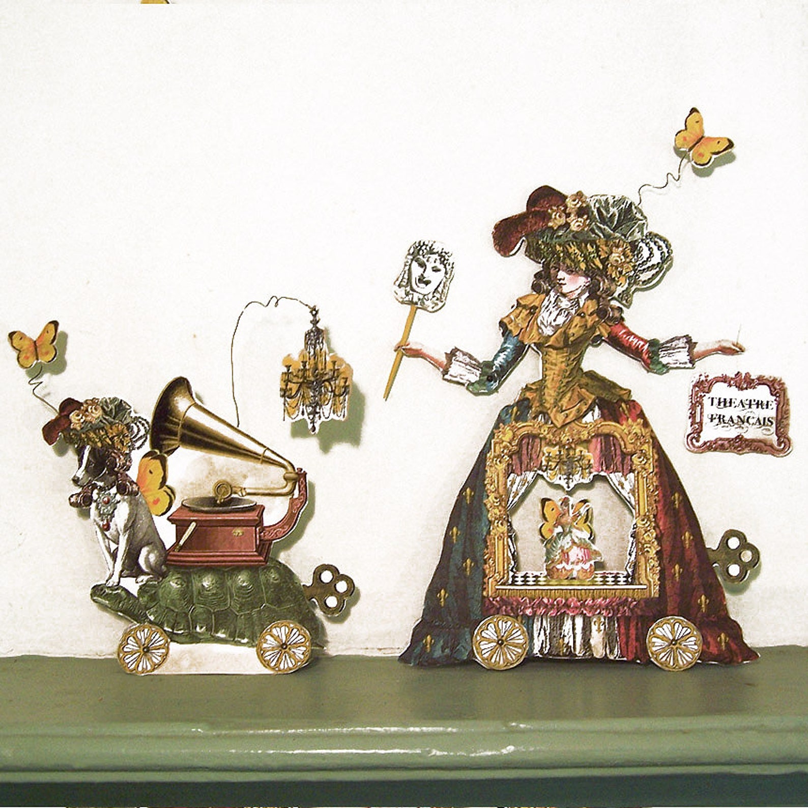 Paper Puppets Paper Dolls Printable Marie Antoinette Doll - Etsy