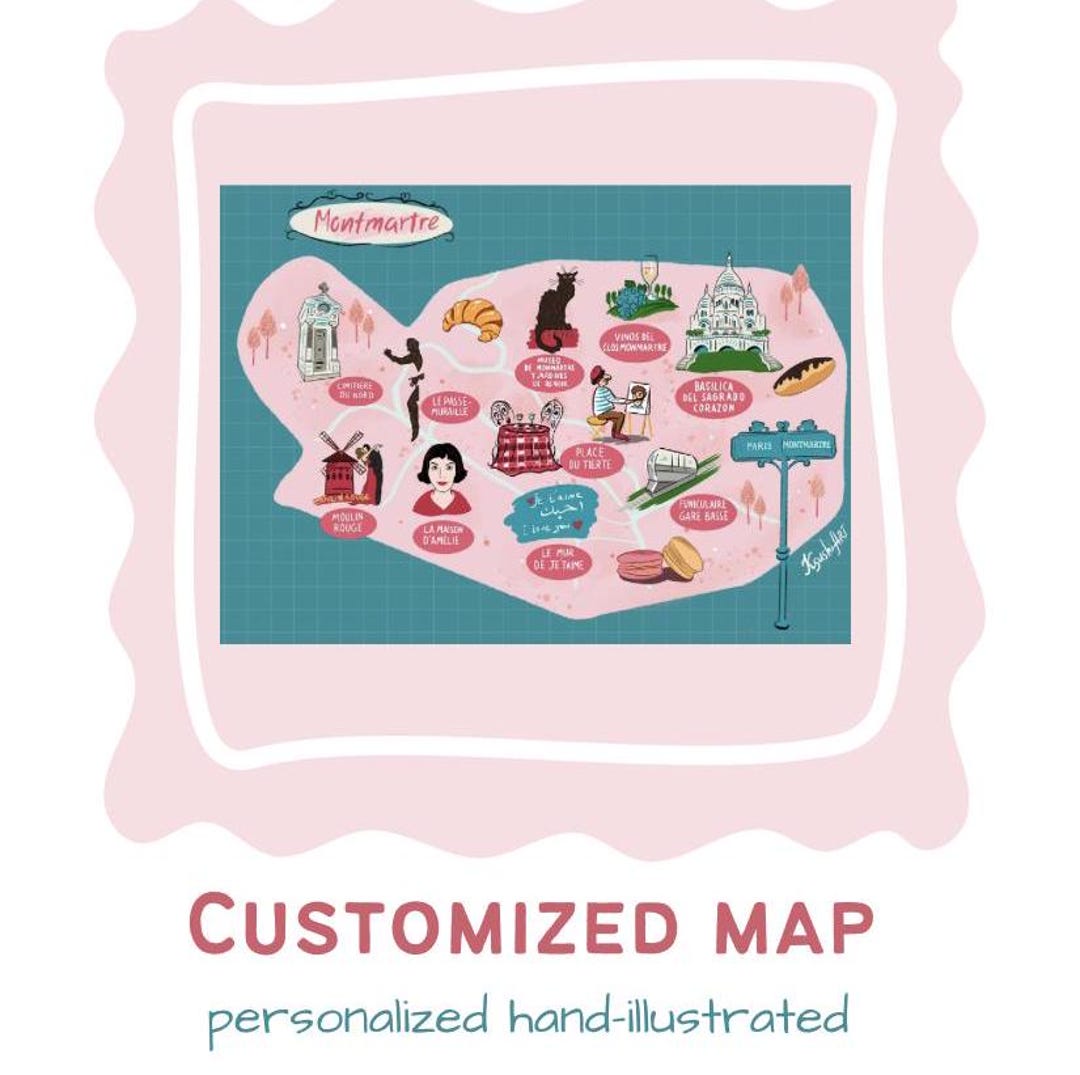 Custom Map, Hand-drawn Wedding Invitation Design,save the Date Card ...