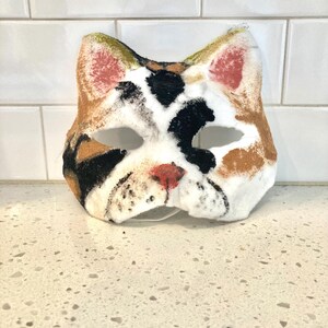 Calico Cat Mask - Etsy