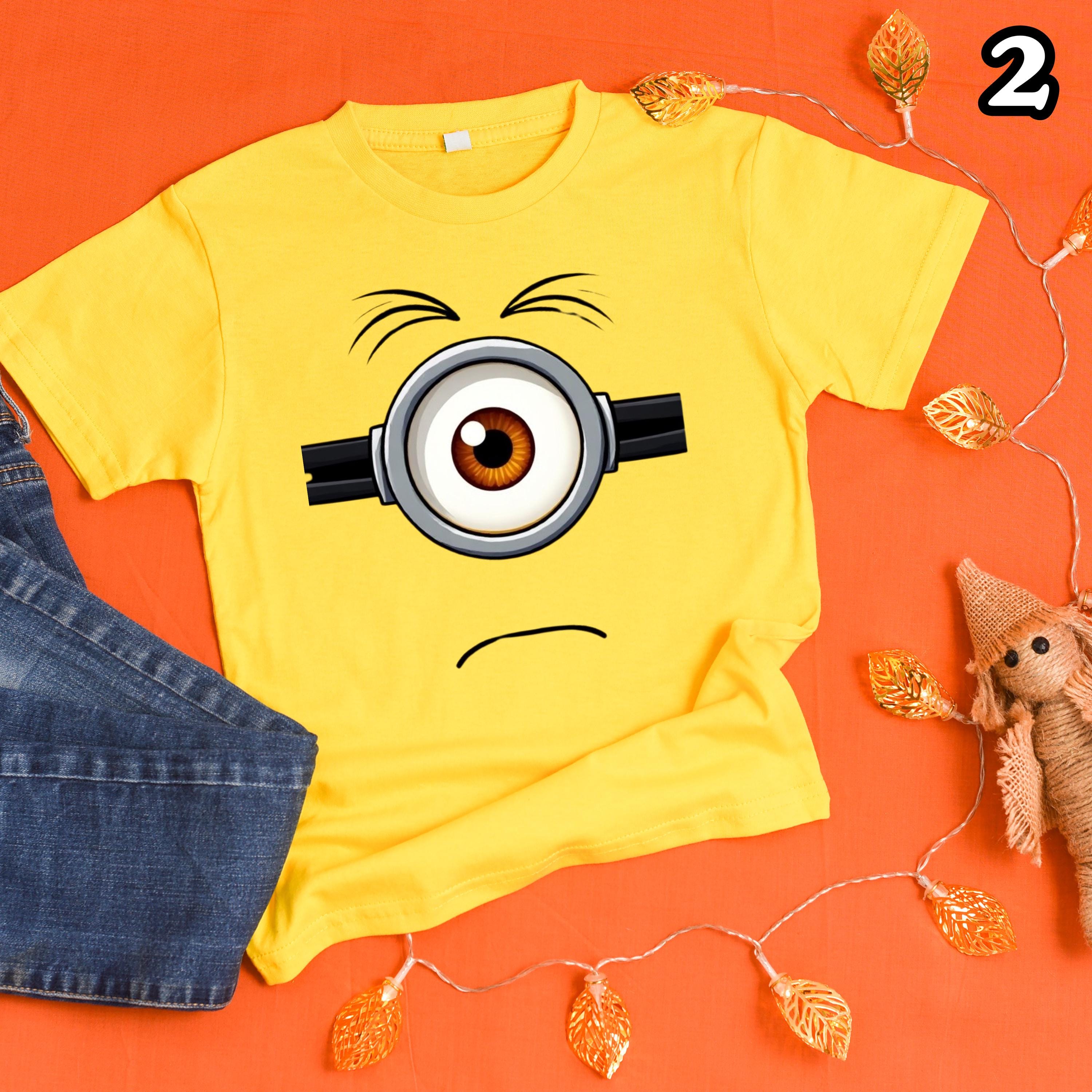 Personalised Minion Shirt Cute Minion Birthday Shirt Funny Graphic ...