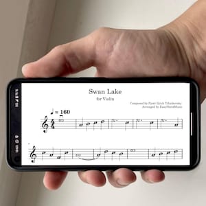 Swan Lake | EASY Violin Sheet Music & Audio – Digital Download PDF MP3 ...