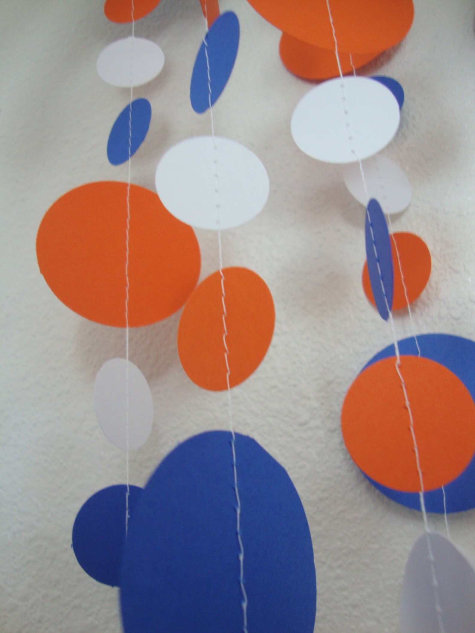 Graduation Garland Graduation Party Decor Blue Orange | Etsy