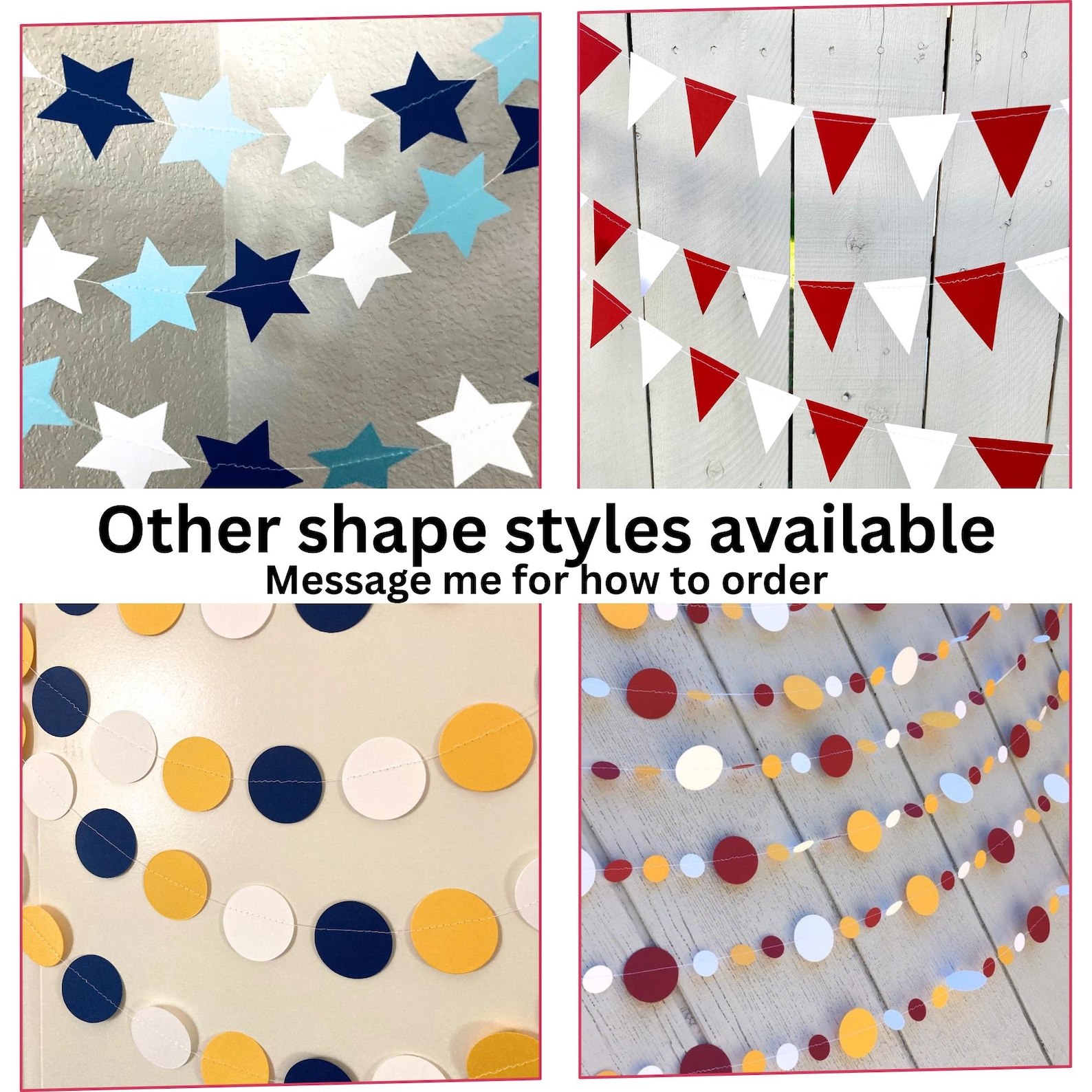 University of Hawaii Graduation Party Garland, Triangle Bunting ...