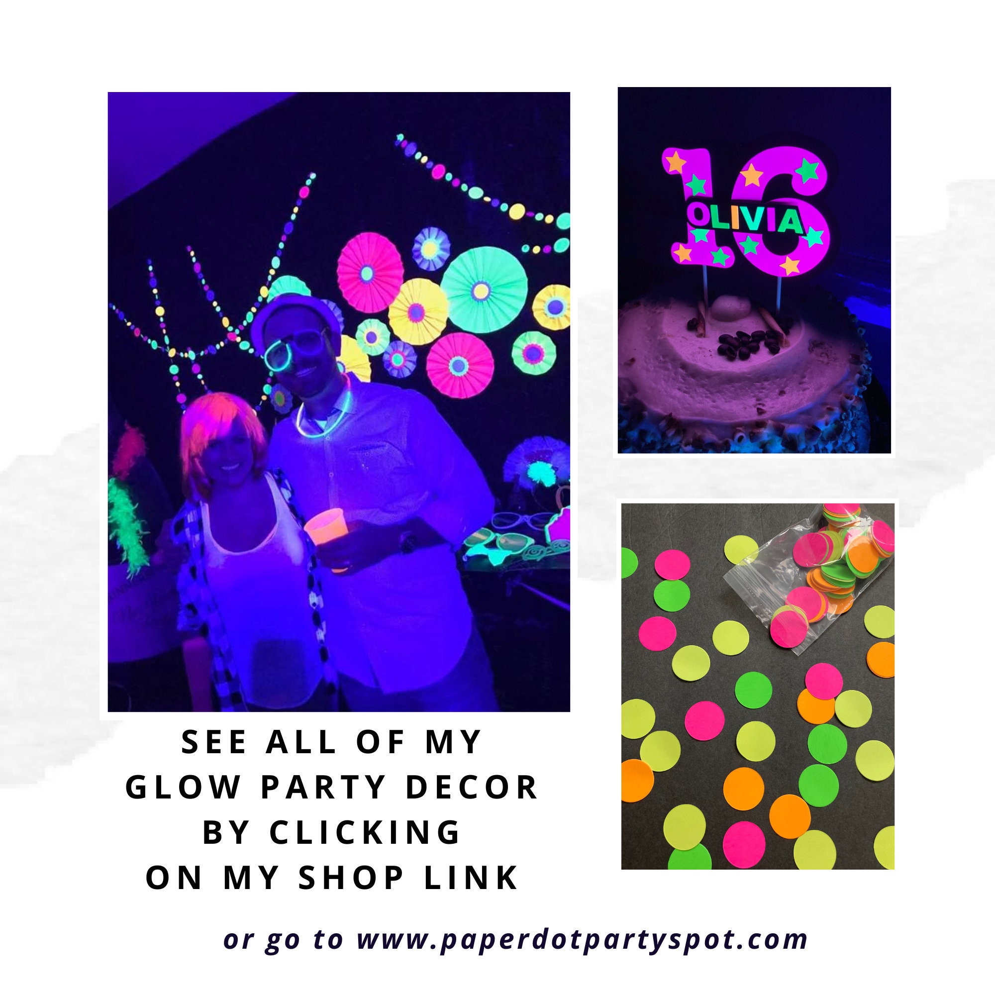 Glow Party Decoration Ideas