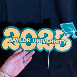 Baylor University Graduation Cake Topper, University Graduation ...