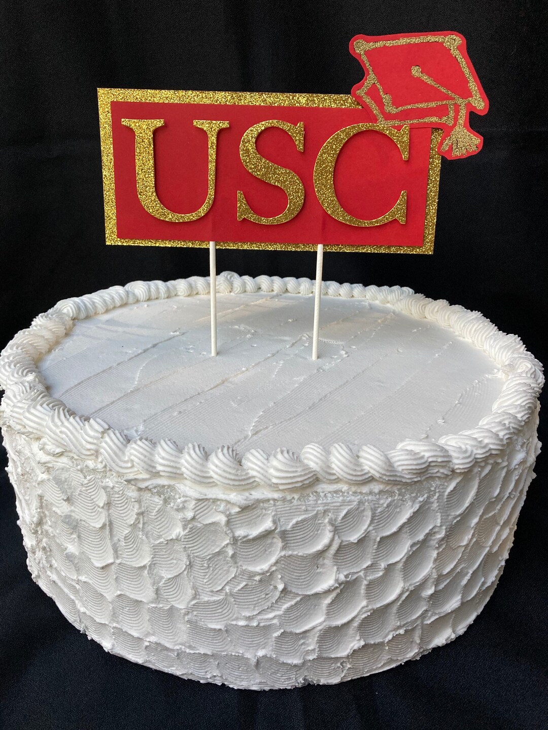 USC Graduation Cake Topper University Graduation Party - Etsy