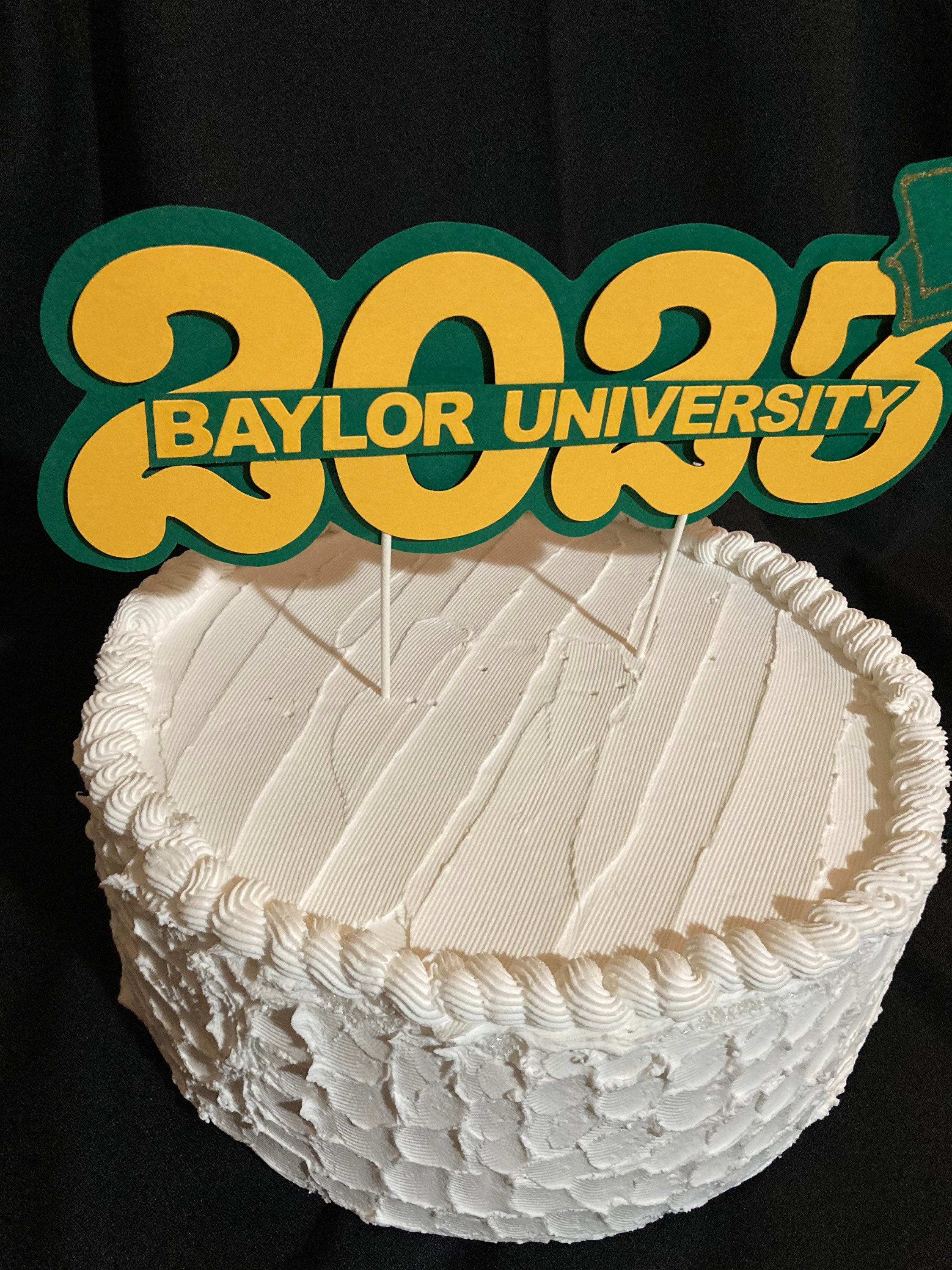 Baylor University Graduation Cake Topper, University Graduation ...