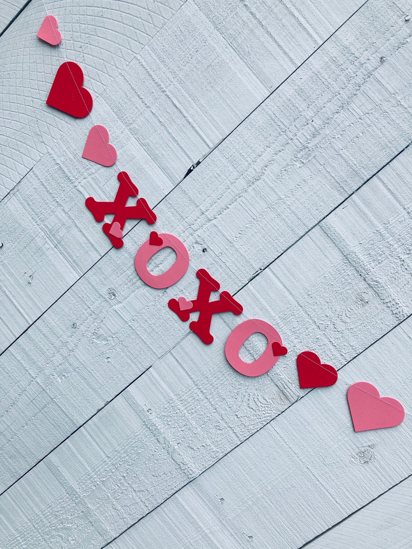 Valentine's Day Banner XOXO Banner Cute Valentine's | Etsy