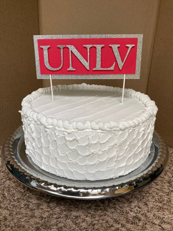 UNLV Graduation Cake Topper, University of Nevada, College Decor ...