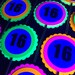 Neon Cupcake Toppers, Custom Message Toppers, Glow Party, Glow Party ...