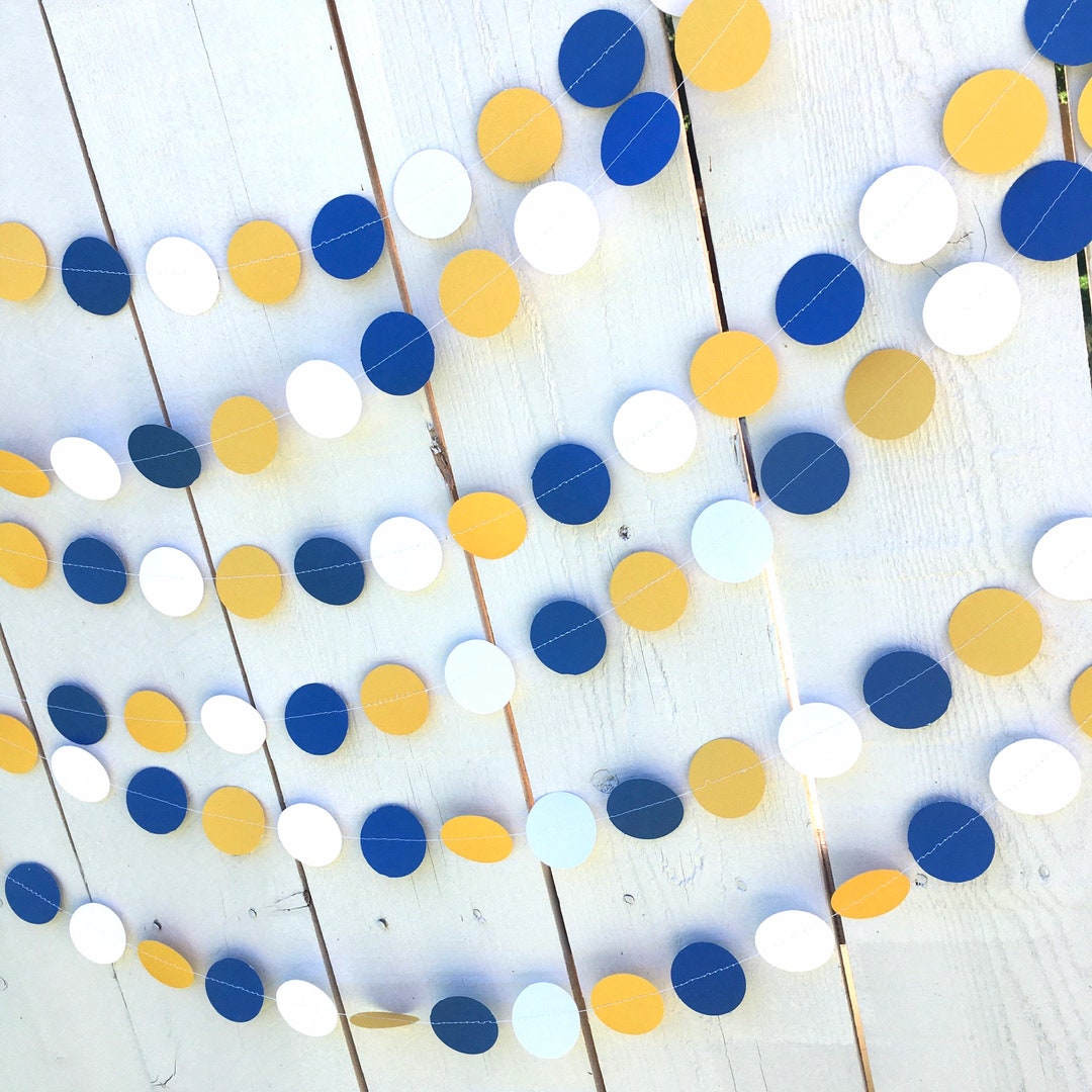 Blue and Yellow Back to School Party Garland, University of California ...