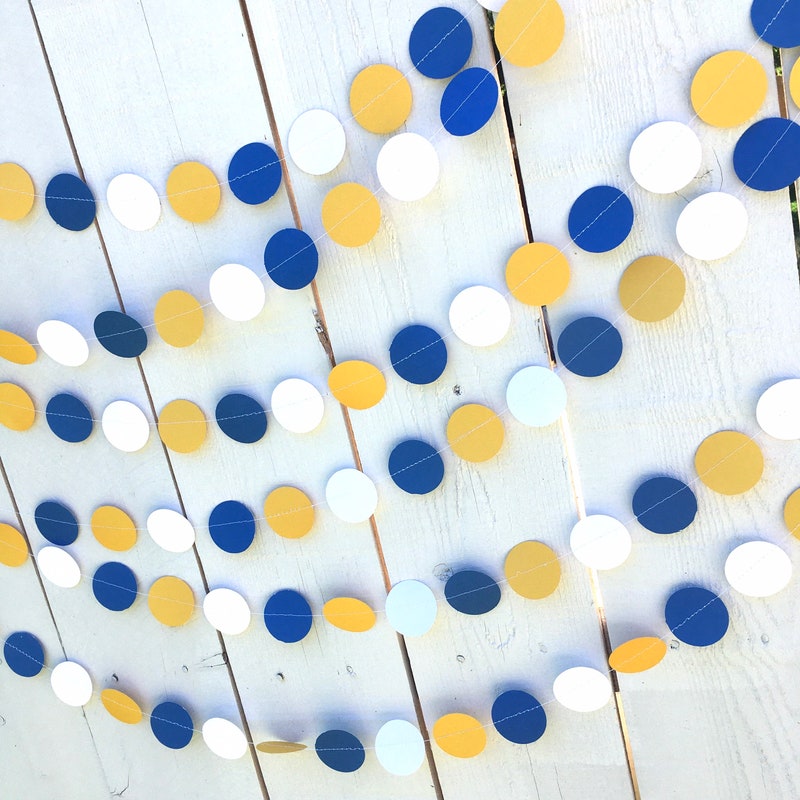 Paper Circle Garland - Etsy