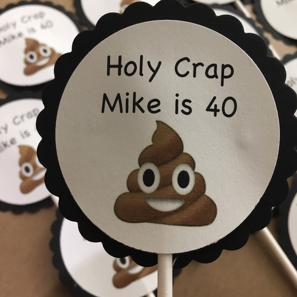Poop Cake Toppers - Etsy