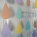 Large Raindrop Sprinkle Garland, Custom Color Raindrop Garland, Baby ...