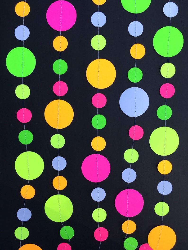 Glow Party Decorations UV Reflective Glow Party Decor Black - Etsy