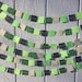 Square Party Garland Decoration With Glitter, Video Game Birthday ...