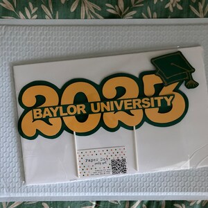 Baylor University Graduation Cake Topper, University Graduation ...