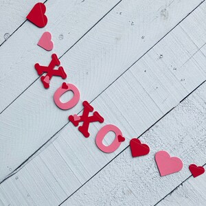 Valentine's Day Banner, XOXO Banner, Cute Valentine's Day Decoration ...