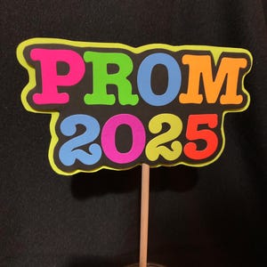 Prom 2025 Neon Centerpiece, School Dance Glow Party, Colorful Table ...